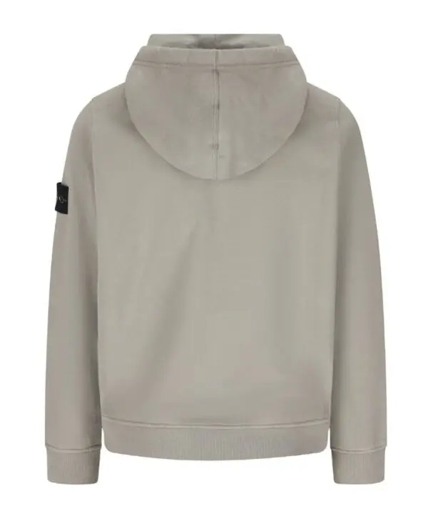 Stone Island Logo Patch Zip-up Hoodie