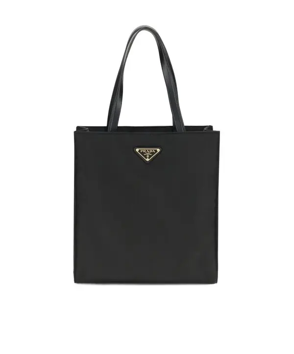 Prada Re-nylon Triangle-logo Tote Bag