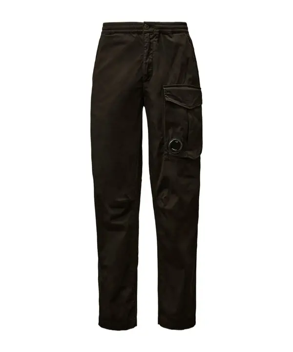 C.P. COMPANY Stretch Cargo Pants - Black