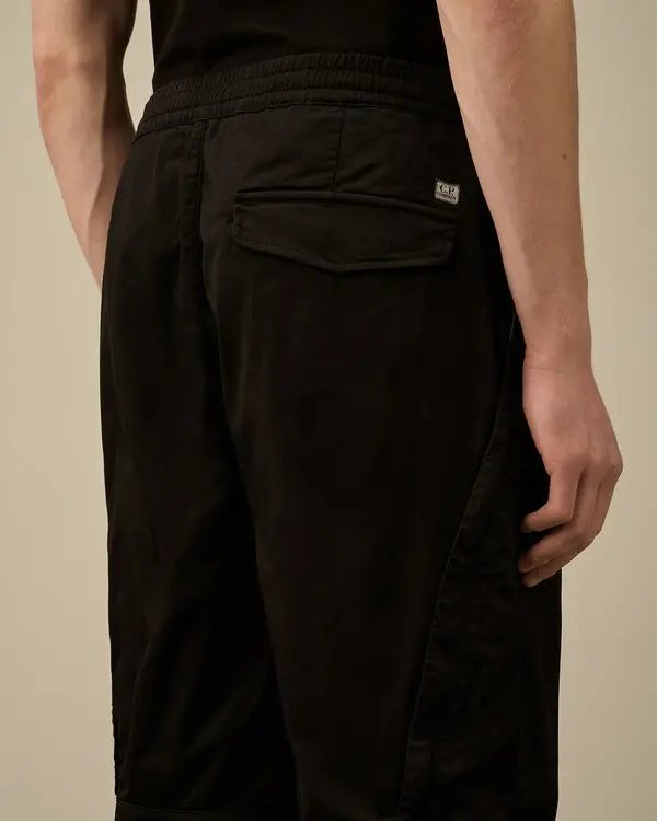 C.P. COMPANY Stretch Cargo Pants - Black