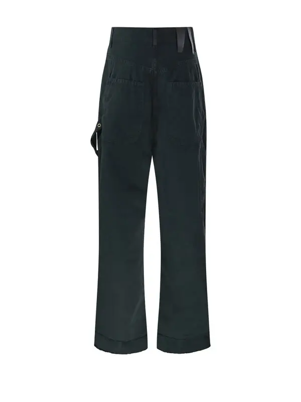 DARKPARK Distressed Detailed Pants With Logo Scarf Detail