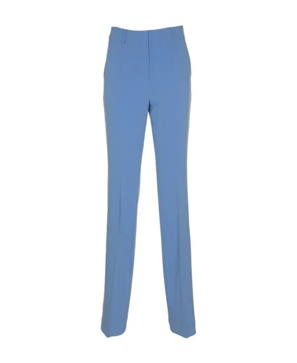 Michael Kors Straight Leg Bootcut Trousers - Blue
