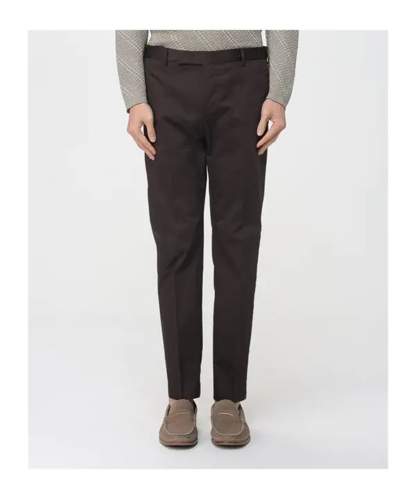 PT TORINO Slim Fit Trousers - Black