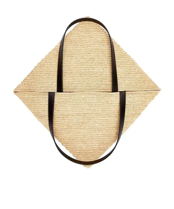 Loewe Raffia Tote Bag - Nude