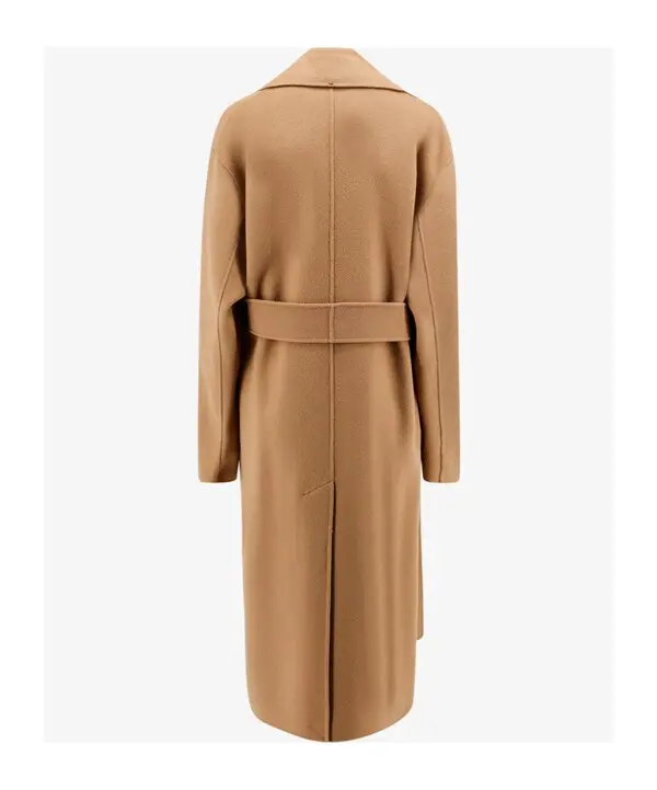 Sportmax Long Sleeved Coat With Belt