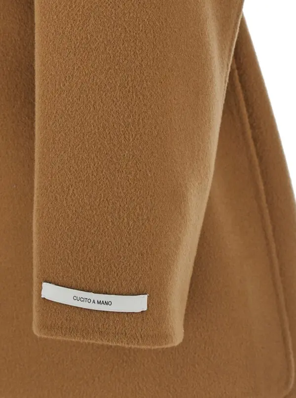 Sportmax Long Sleeved Coat With Belt