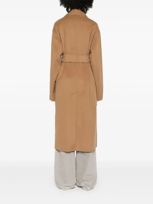 Sportmax Long Sleeved Coat With Belt
