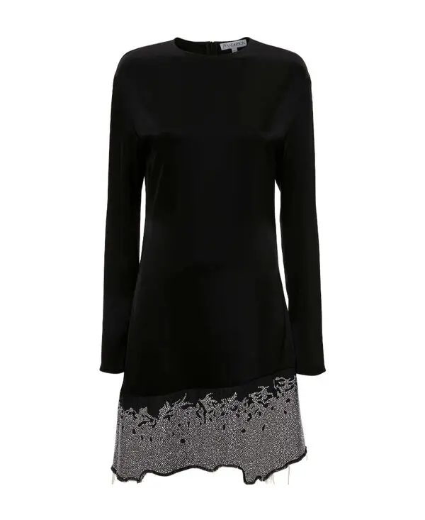 J.W.ANDERSON Jw Anderson Distressed Glitter Hem Dress