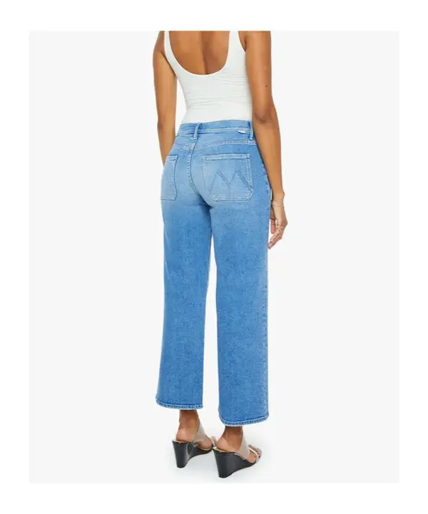 MOTHER Cropped Flared Jeans