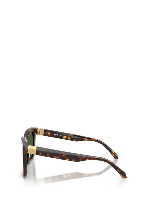 Versace Square Frame Medusa Detail Sunglasses