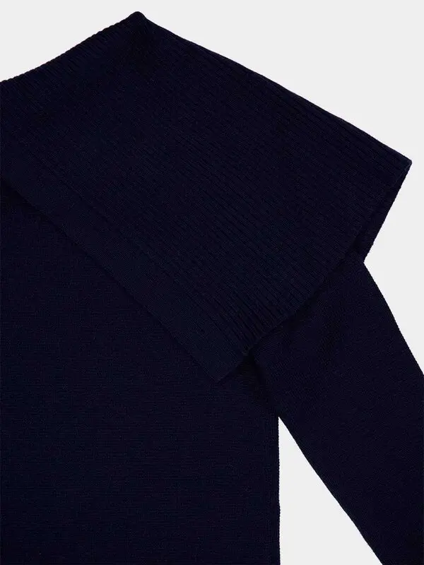 Rabanne Oversized Turtleneck Jumper With Decorative Buttons - Black