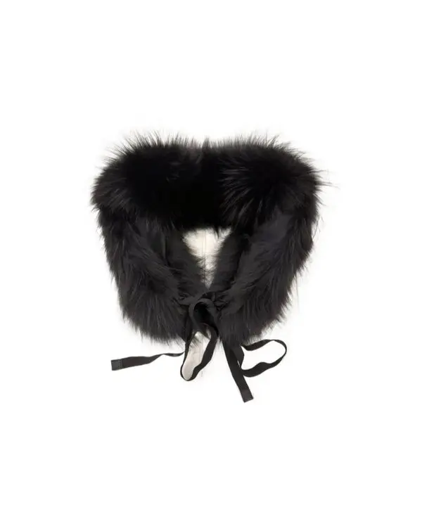 Max Mara Fur Collar - Black