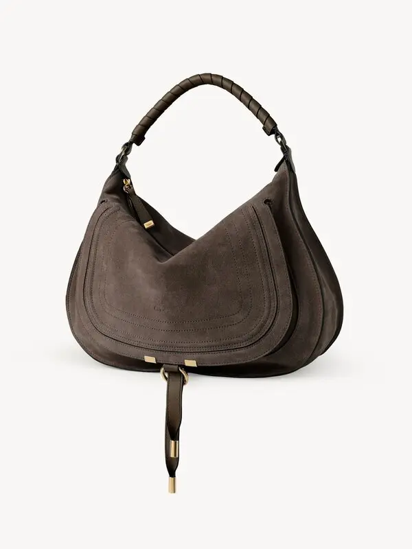 Chloé Marcie Top Handle Tote Bag - Cold Brown
