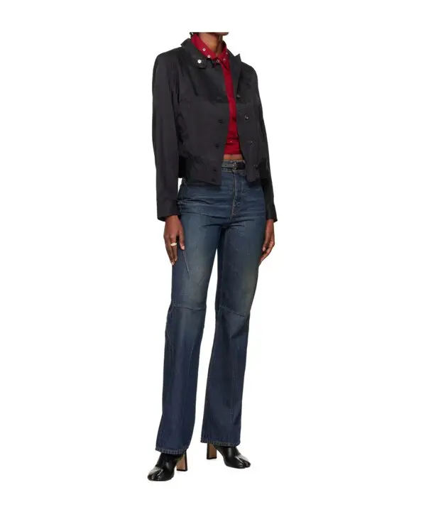 Our Legacy Stand Collar Twill Bomber Jacket