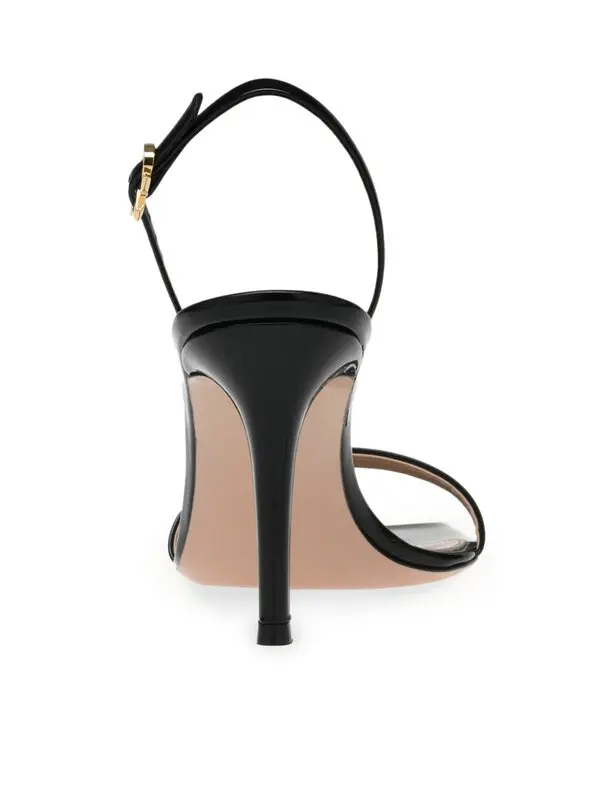 GIANVITO ROSSI Square Toe High Heel Sandals