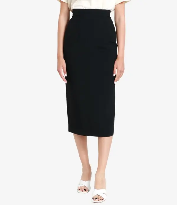 N.21 Midi Skirt With Pleated Front