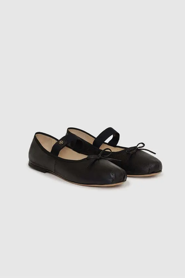 ANINE BING Jolie Ballerinas With Bow Detail