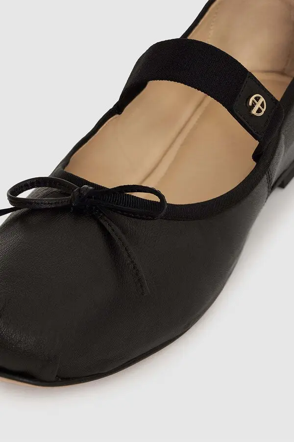 ANINE BING Jolie Ballerinas With Bow Detail