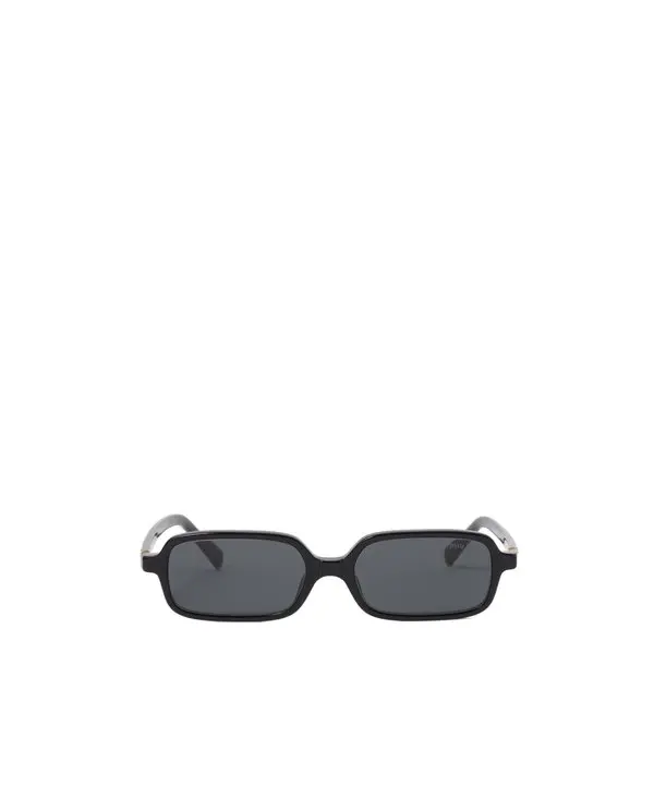 Miu Miu Regard Rectangular Sunglasses - Black
