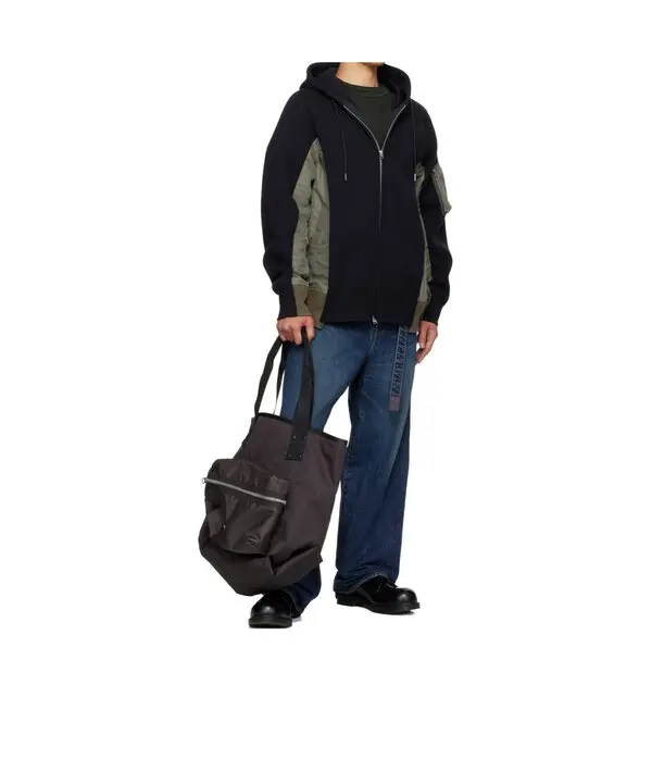 Sacai Detachable-pouch Tote Bag