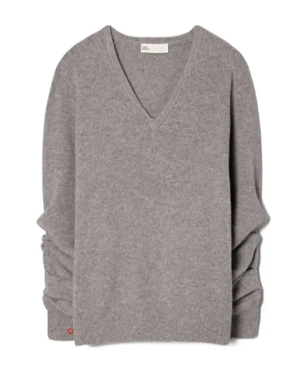 Tory Burch V-neck Wool Jumper With Floral Detail
