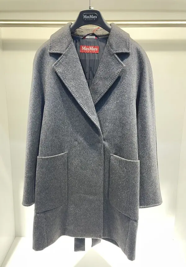 Max Mara Long Sleeved Coat - Black