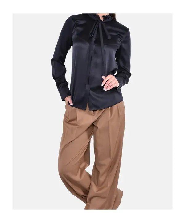 Max Mara Gilles Satin Blouse