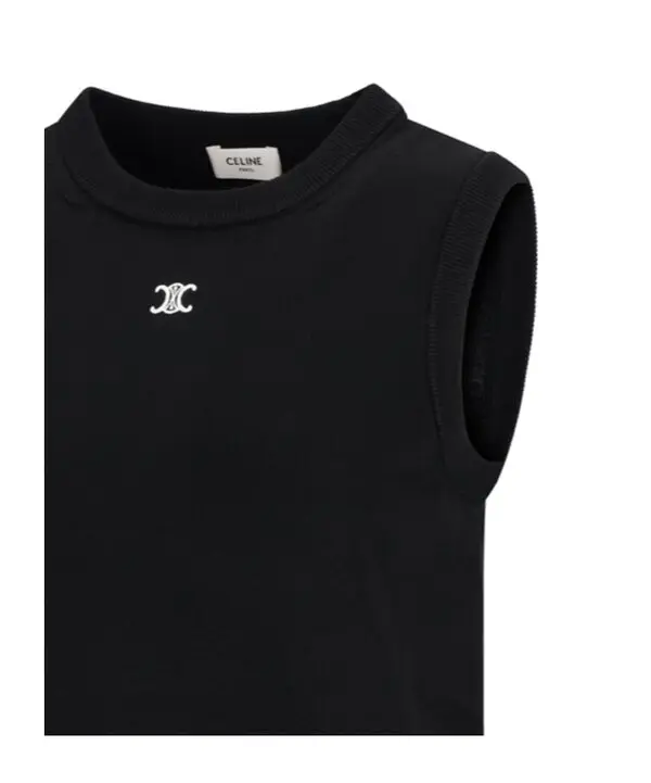 Celine Fine Wool Top - Black