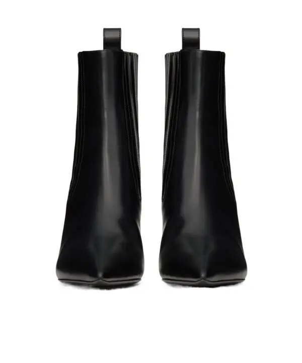 Valentino Garavani Pointed Toe Ankle Boots With Vlogo Signature
