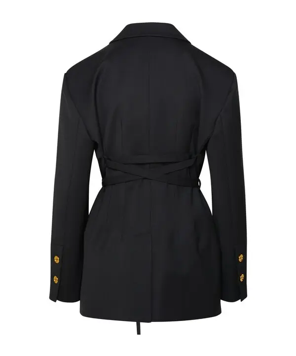 PATOU Long-sleeved Casual Jacket With Gold Buttons