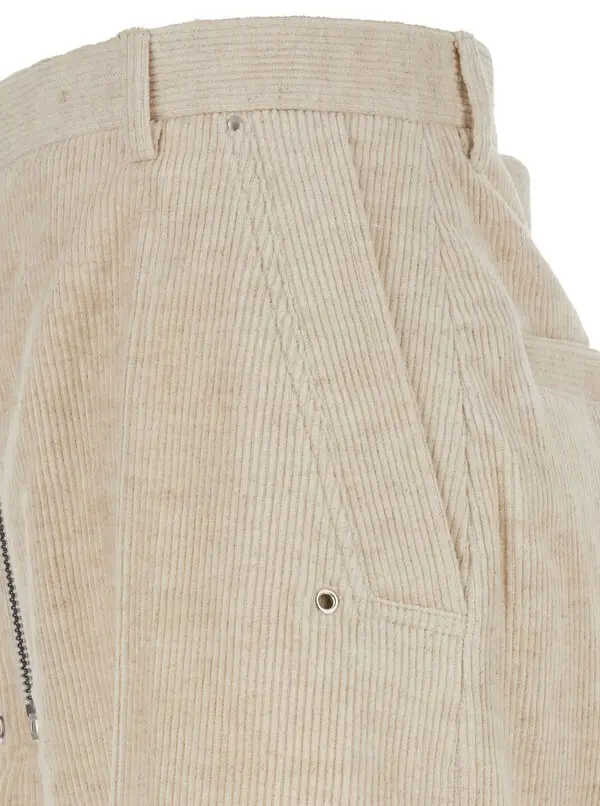 Rick Owens Belt Loops Slacks - Nude