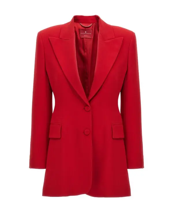 Ermanno Scervino Single-breasted Cady Sculpture Jacket