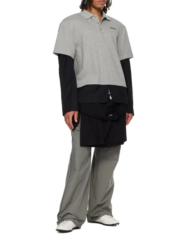 We11Done Double-layer Polo Shirt