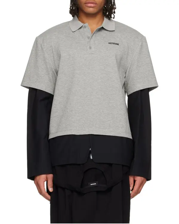 We11Done Double-layer Polo Shirt