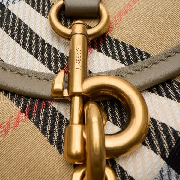 Burberry Mini B Clip Messenger Bag - Sand Beige