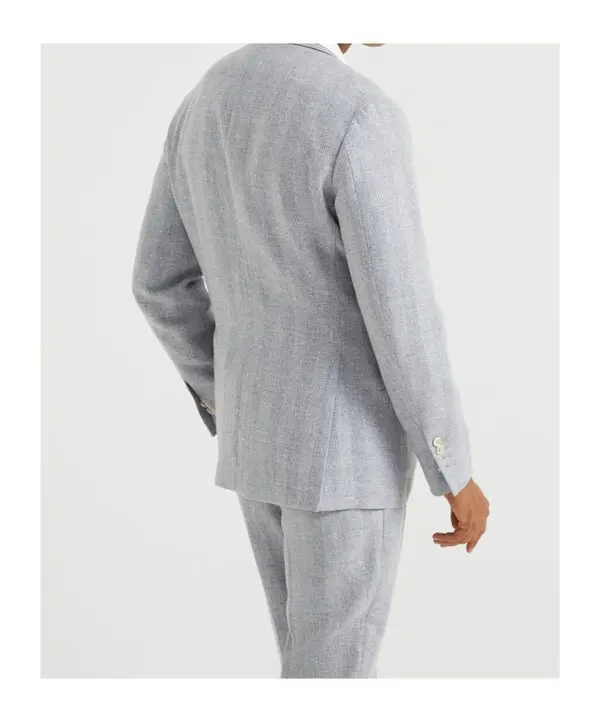 Brunello Cucinelli Single-breasted Blazer - Light Gray