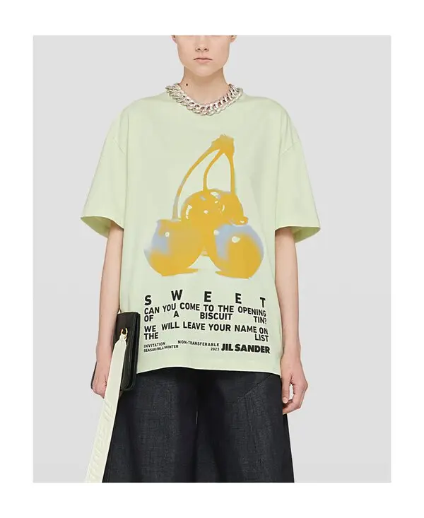 JIL SANDER Oversized Graphic T-shirt
