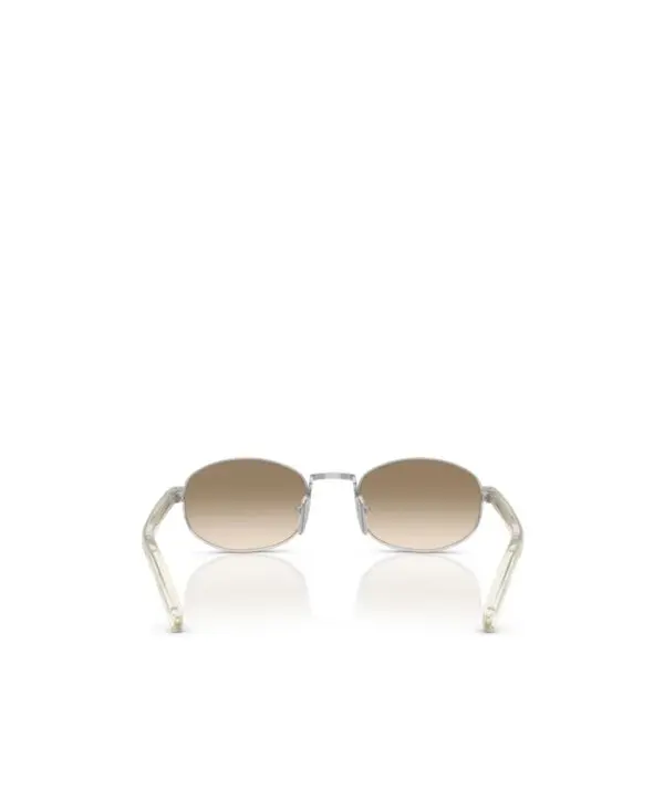 Prada Oval Frame Sunglasses - Nude