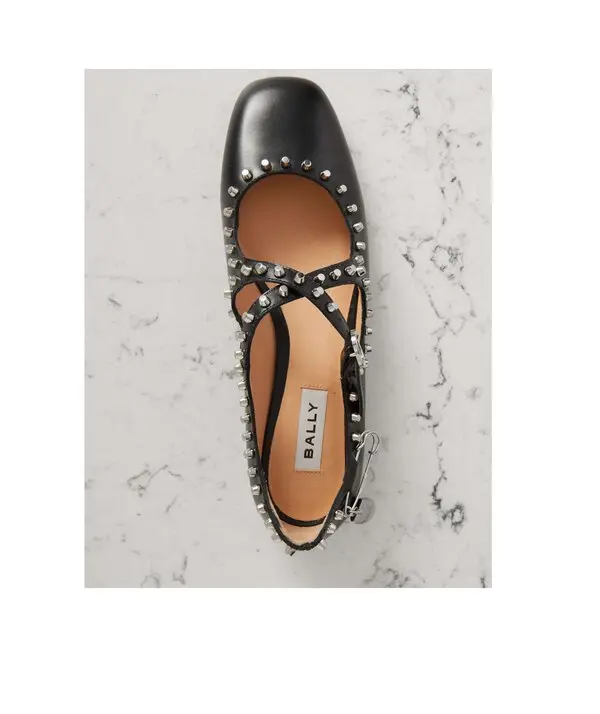 Bally Nailed Ballet Flats