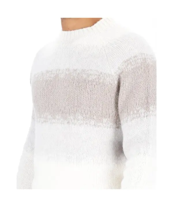 Peserico Crewneck Jumper With Graphic Print