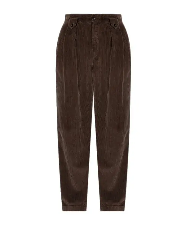 Dolce & Gabbana Pleated Corduroy Trousers