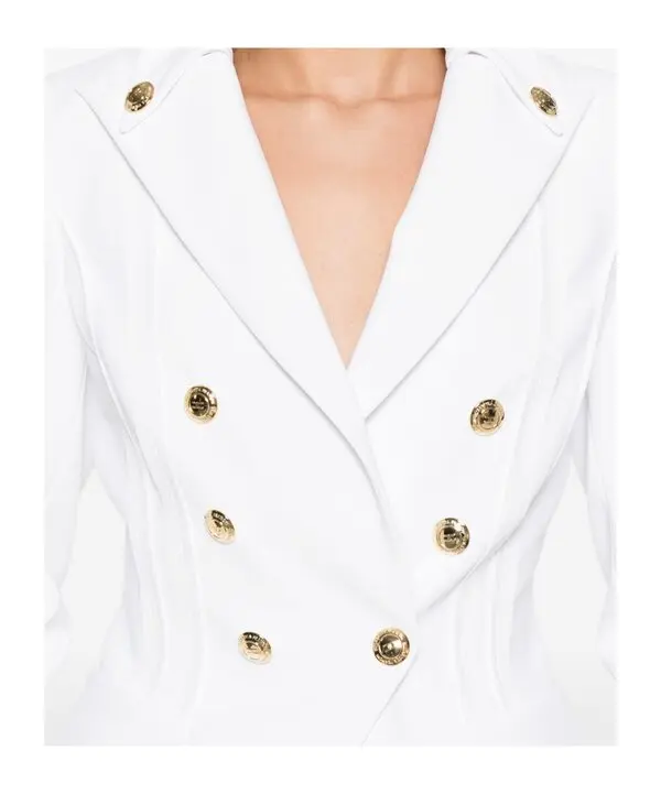 Elisabetta Franchi Structured Double-breasted Blazer