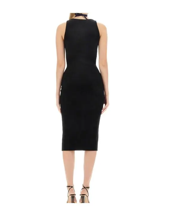 Philosophy Di Lorenzo Serafini Sleeveless Wide Strap Midi Dress