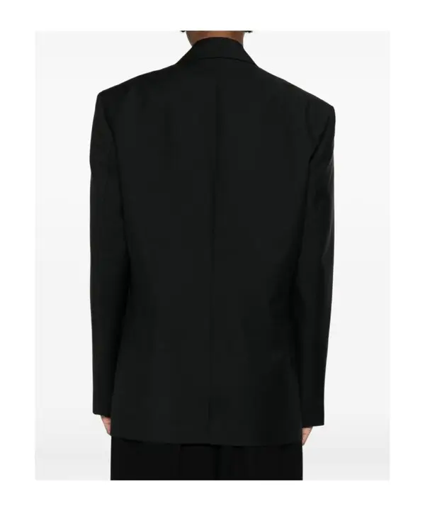 RÓHE Contrast-stitching Single-breasted Blazer
