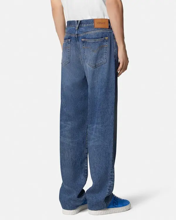 Versace Medusa Biggie Jeans - Blue