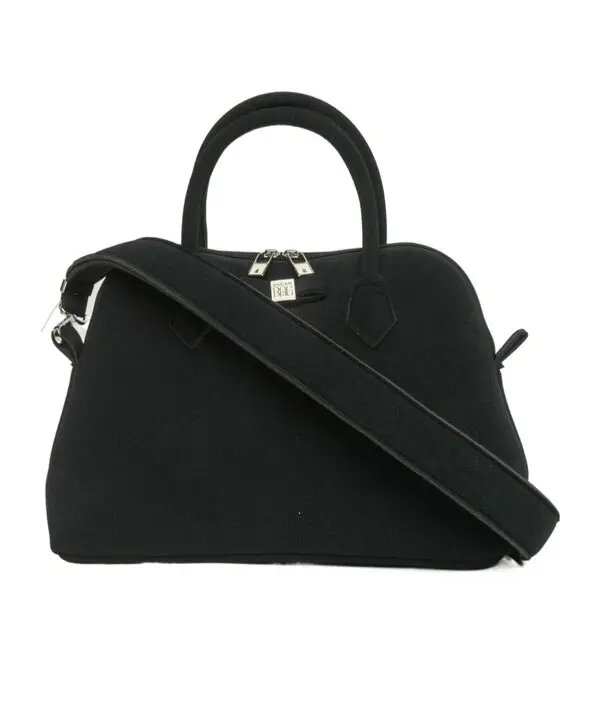Save My Bag Princess Midi Cabana Logo Shoulder Bag - Black