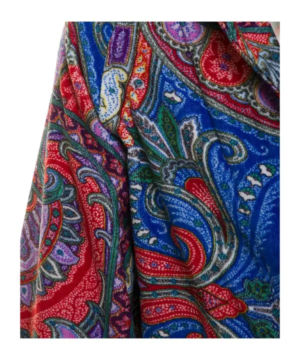 Etro Paisley Pattern Belted Bath Robe - Multicolor