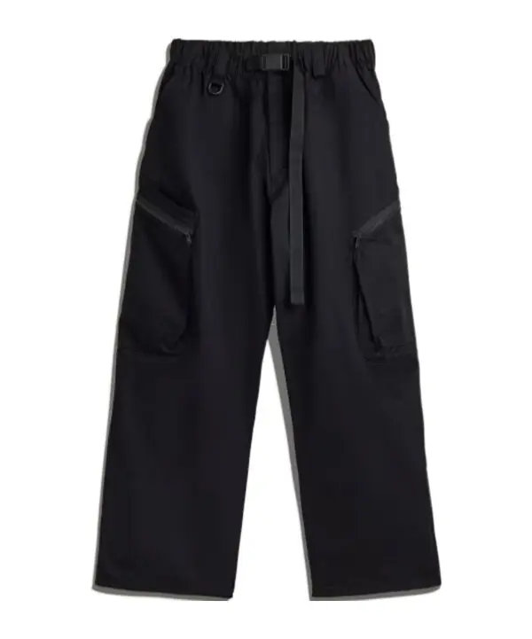 Y3 Pleated Detail Cargo Trousers
