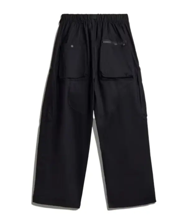 Y3 Pleated Detail Cargo Trousers