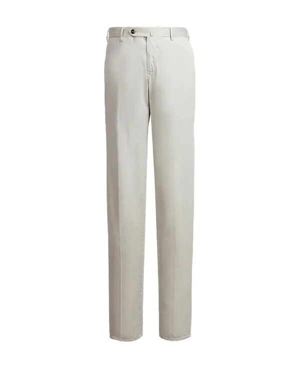 PT TORINO Slim-cut Chino Trousers - Gray